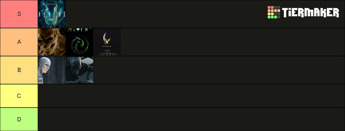 Alien Movies Tier List (Community Rankings) - TierMaker