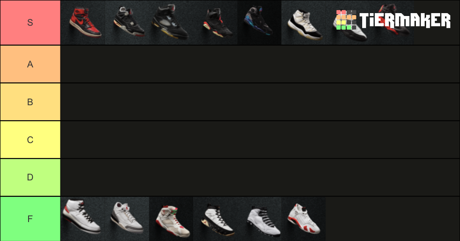 Jordans Tier List (Community Rankings) - TierMaker