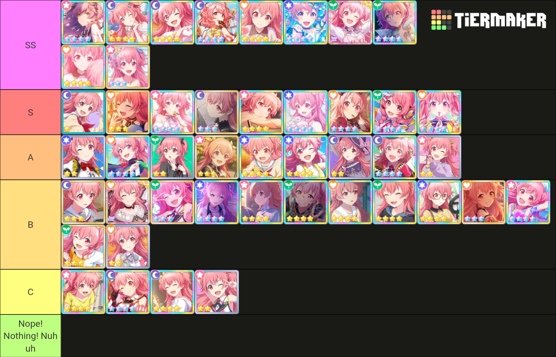 PJSK Airi cards Tier List (Community Rankings) - TierMaker