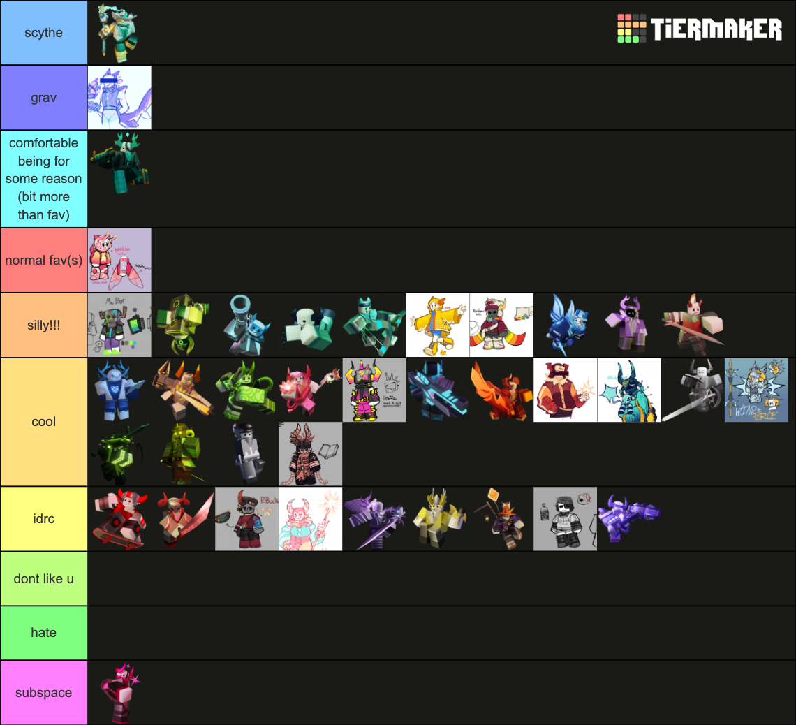 PHIGHTING! characters (playable + lore/npc) Tier List (Community Rankings) - TierMaker