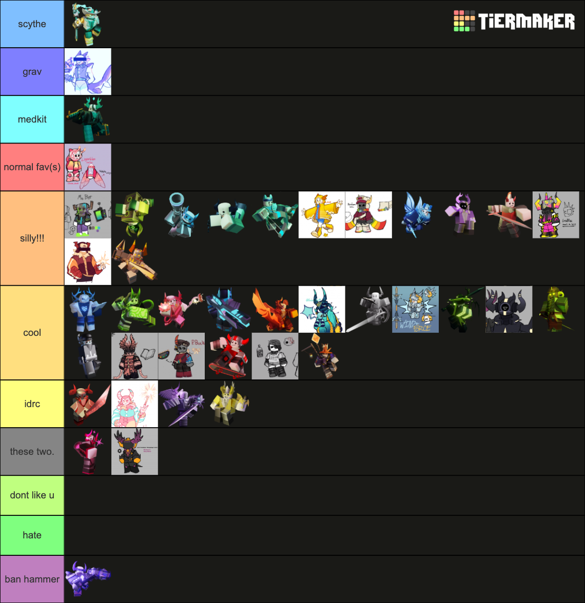 PHIGHTING! characters (playable + lore/npc) Tier List (Community ...