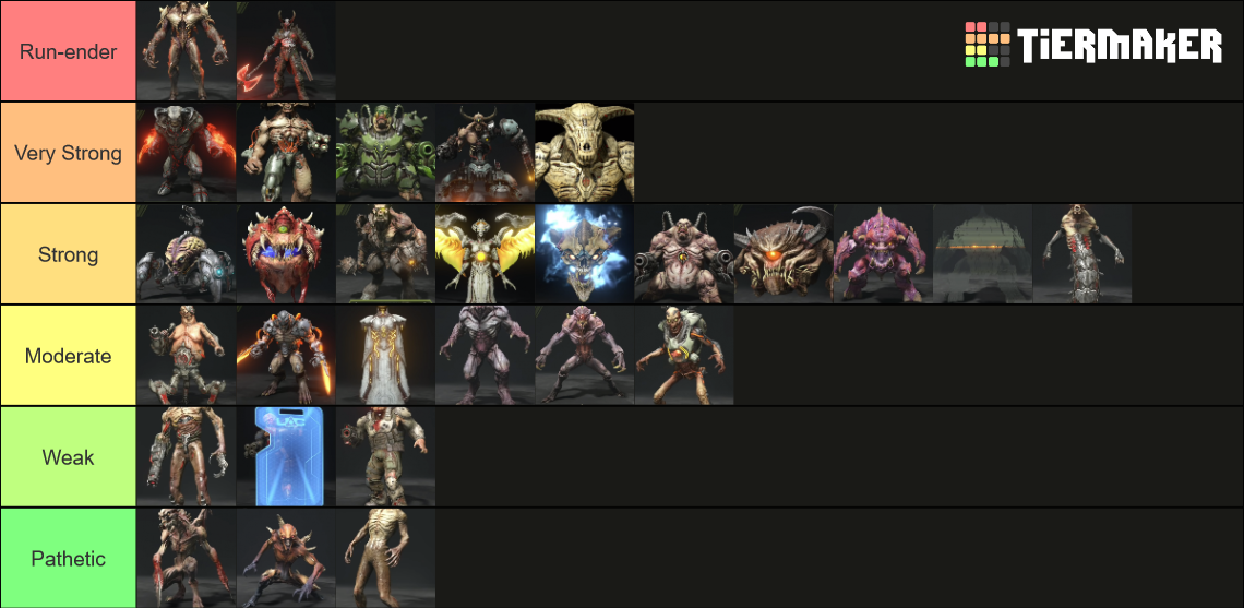 DOOM Eternal Demons Tier List (Community Rankings) - TierMaker