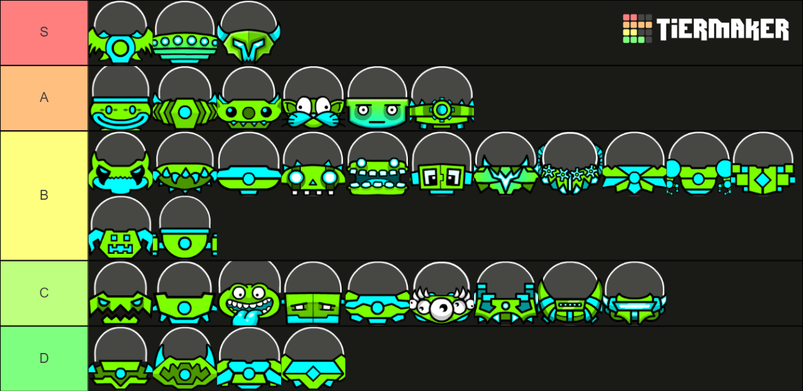 All Geometry Dash UFOs Tier List (Community Rankings) - TierMaker