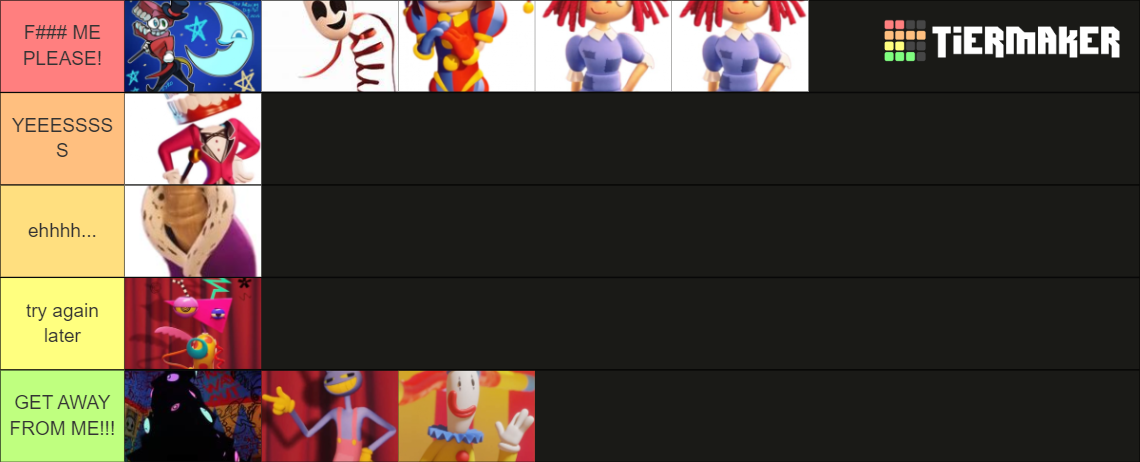 tadc smash or pass :) Tier List (Community Rankings) - TierMaker