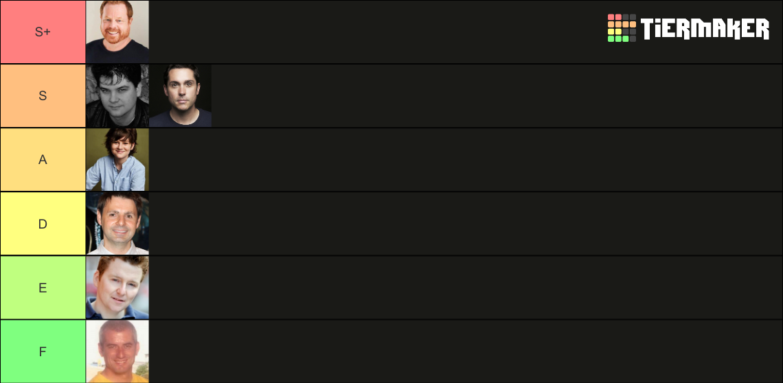 thomas voice actors Tier List (Community Rankings) - TierMaker
