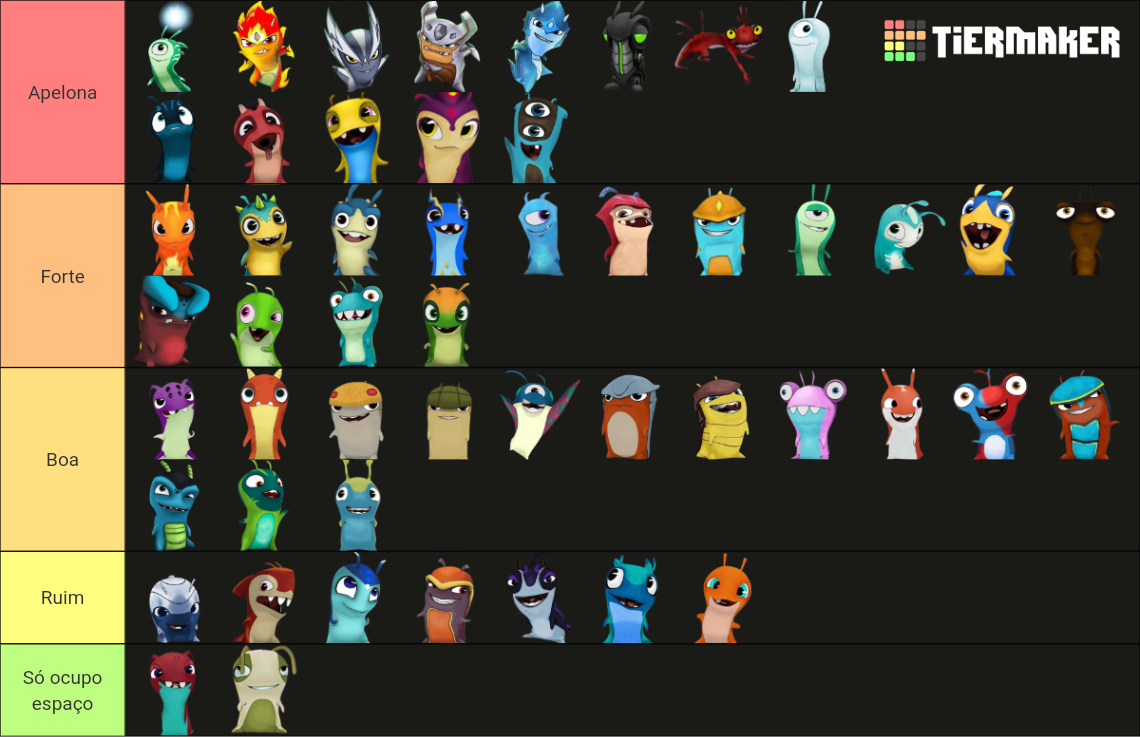 All Slugs of Slugterra Tier List (Community Rankings) - TierMaker
