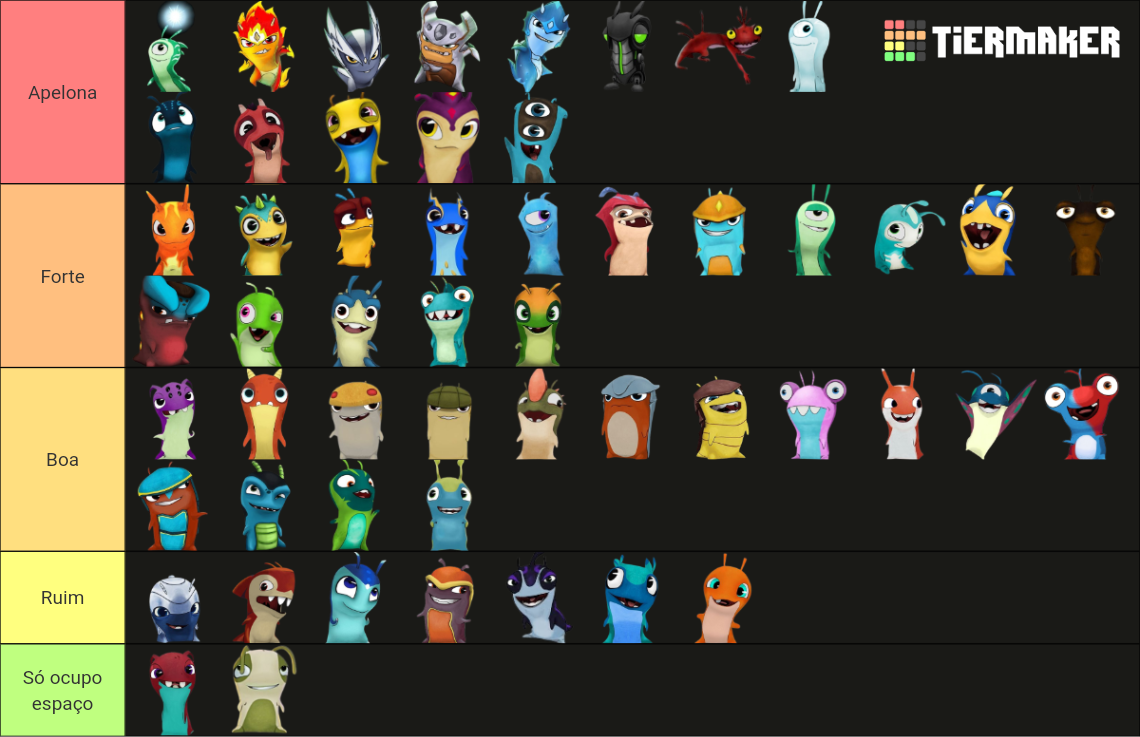 All Slugs of Slugterra Tier List (Community Rankings) - TierMaker