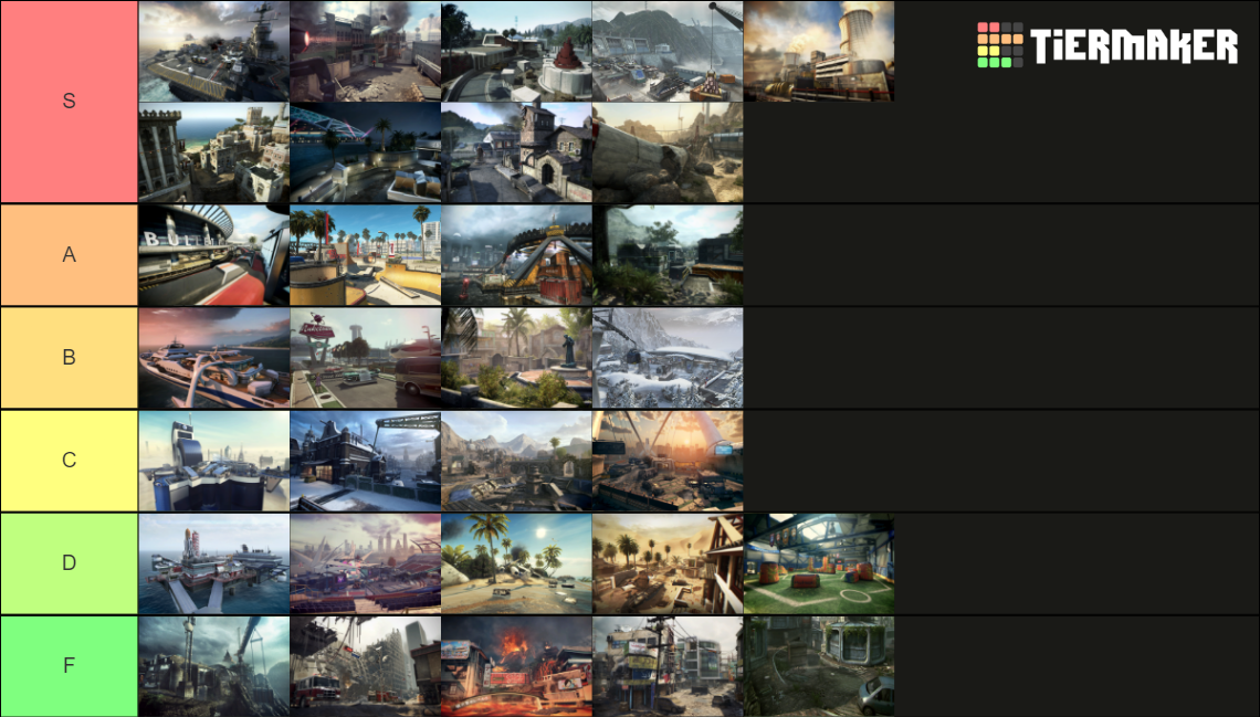 Call of Duty Black Ops 2 Multiplayer Maps Tier List (Community Rankings ...