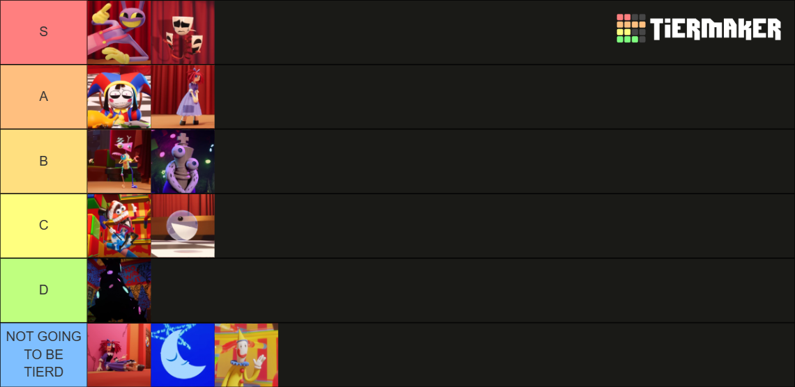 The Amazing Digital Circus Tier List (Community Rankings) - TierMaker