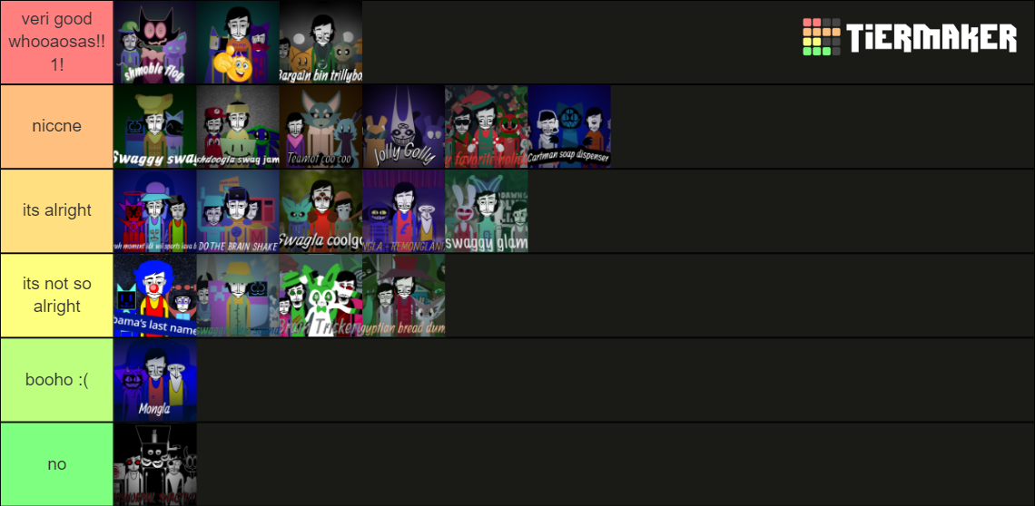 jimmybox incredibox tierlist Tier List (Community Rankings) - TierMaker