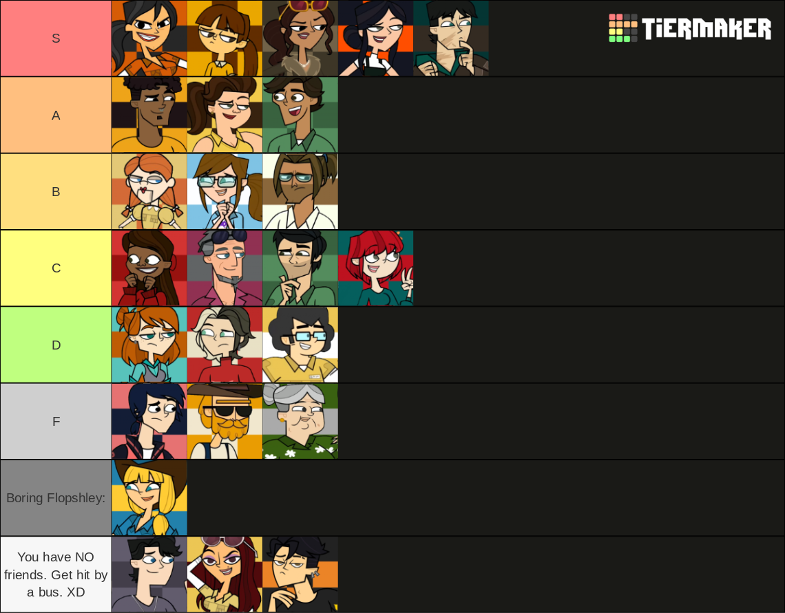 Disventure Camp All Stars Characters tierlist Tier List (Community Rankings) - TierMaker