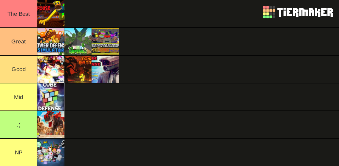 Roblox Tower Defense Tier List (Community Rankings) - TierMaker