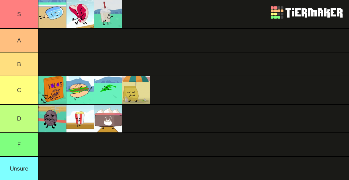 Every BFDI Mini Contestant Tier List (Community Rankings) - TierMaker