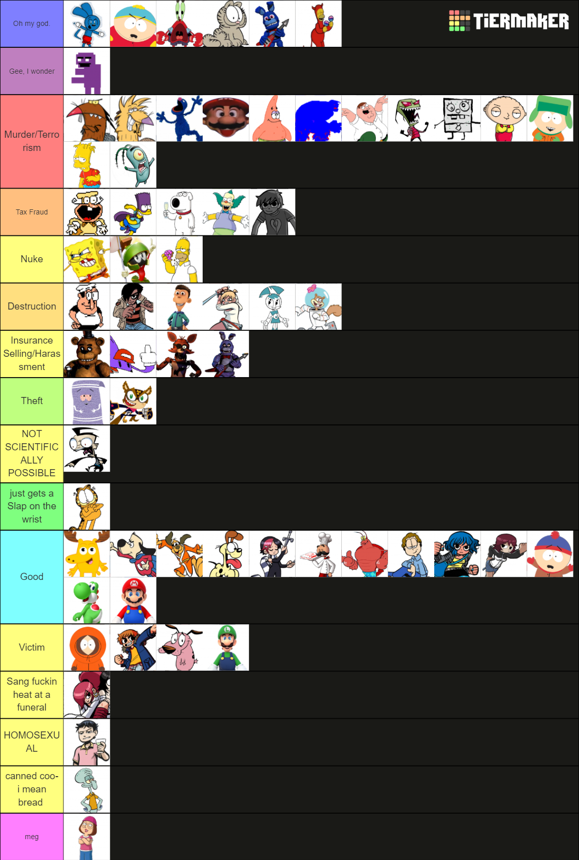 Multiverse Brawl Tierlist Tier List (Community Rankings) - TierMaker