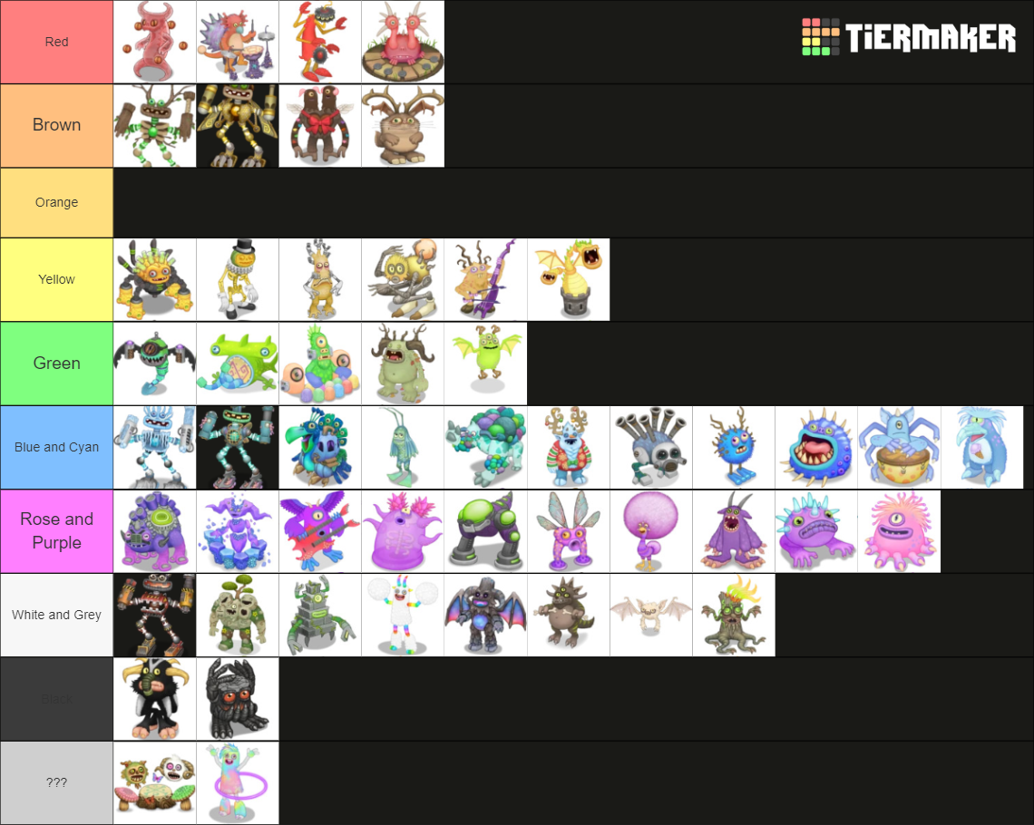 All Epic Monsters in My Singing Monsters (3.7.1) Tier List (Community ...