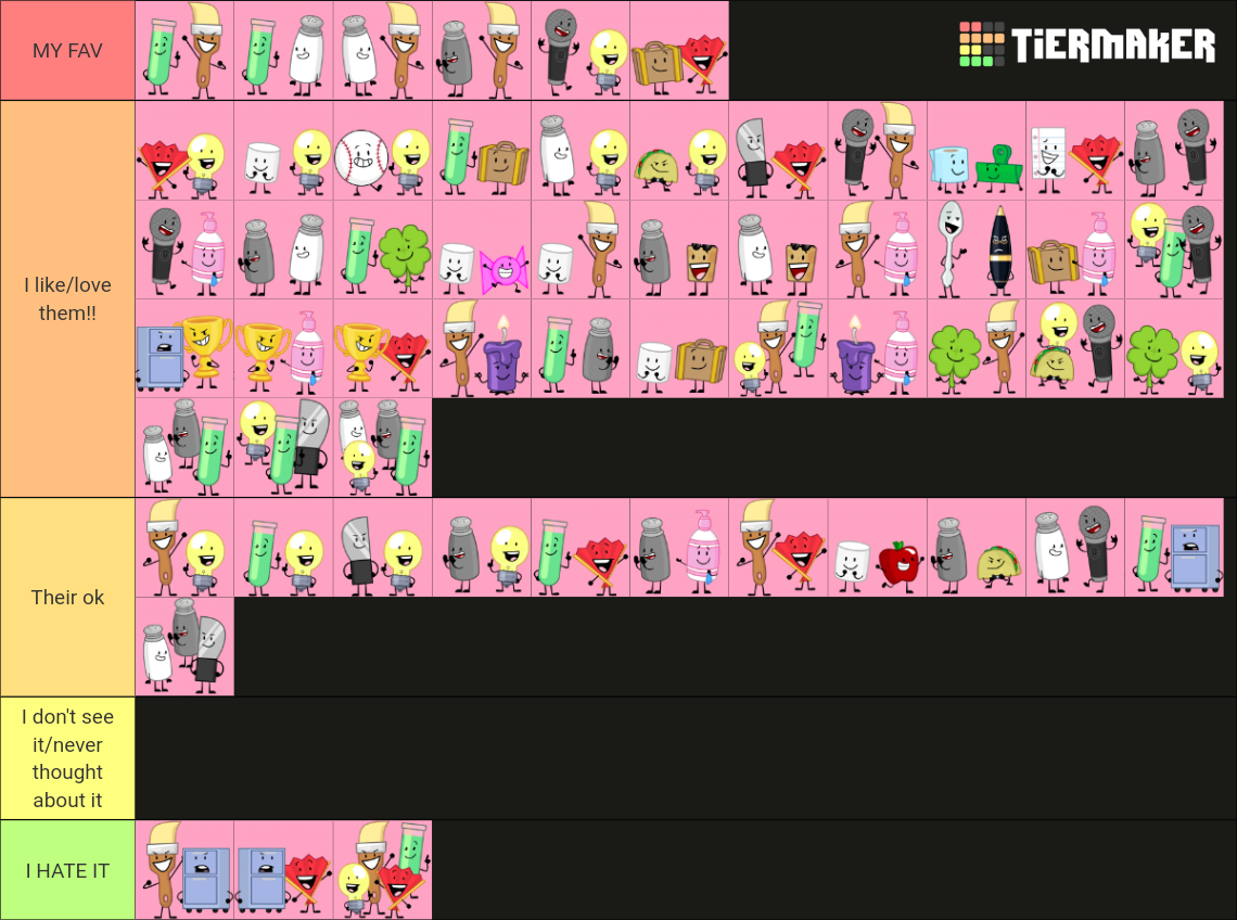 Inanimate Insanity Ships 409 Ships Tier List Community Rankings Tiermaker