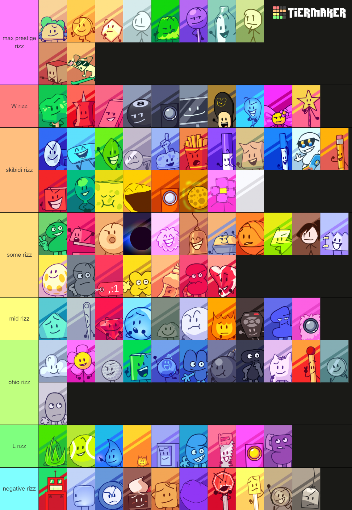 AStoneWeeg BFB Icons as of BFB 17 including all up to bfdims Tier List ...