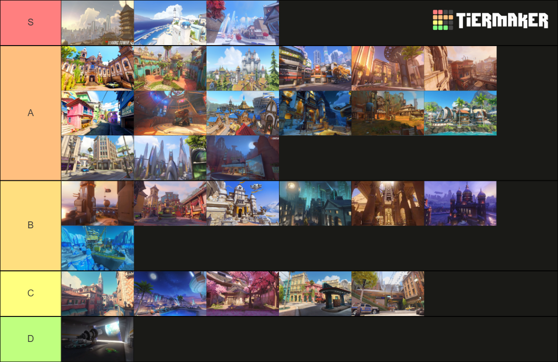 Overwatch 2 All Maps Tier List (Community Rankings) - TierMaker