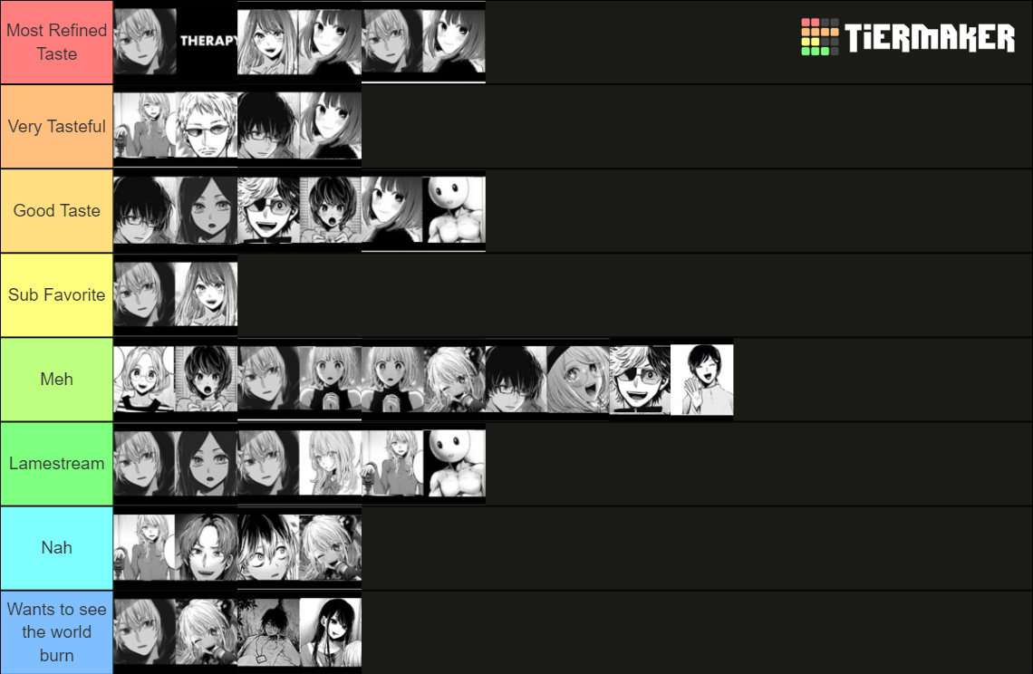 Oshi No Ko Ships Tier List (Community Rankings) - TierMaker