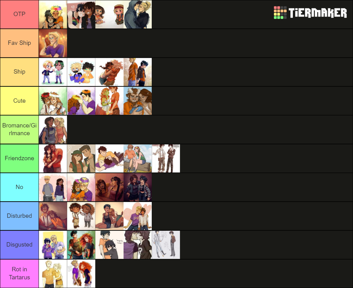 Riordanverse Ships Tier List (Community Rankings) - TierMaker