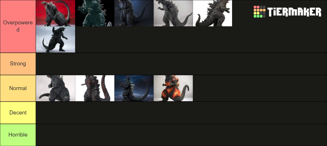 Godzilla kotm Tier List (Community Rankings) - TierMaker