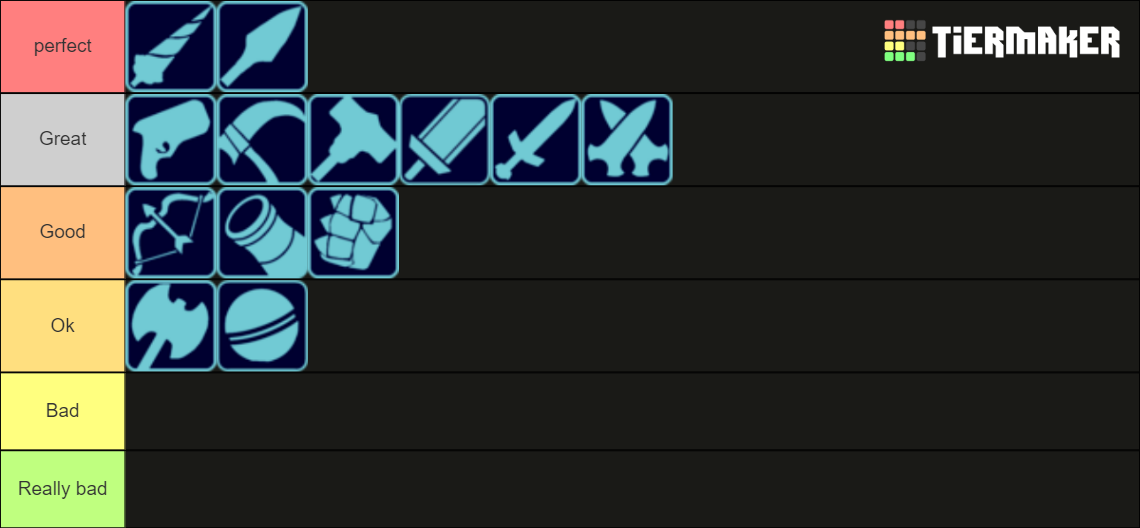 Brawlhalla All Weapons Tier List (Community Rankings) - TierMaker