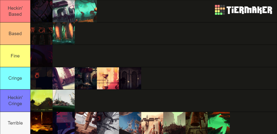 Rain World Regions Tier List (Community Rankings) - TierMaker