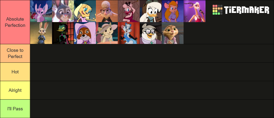 Some of Disney/PIXAR's Hottest Women Tier List (Community Rankings ...
