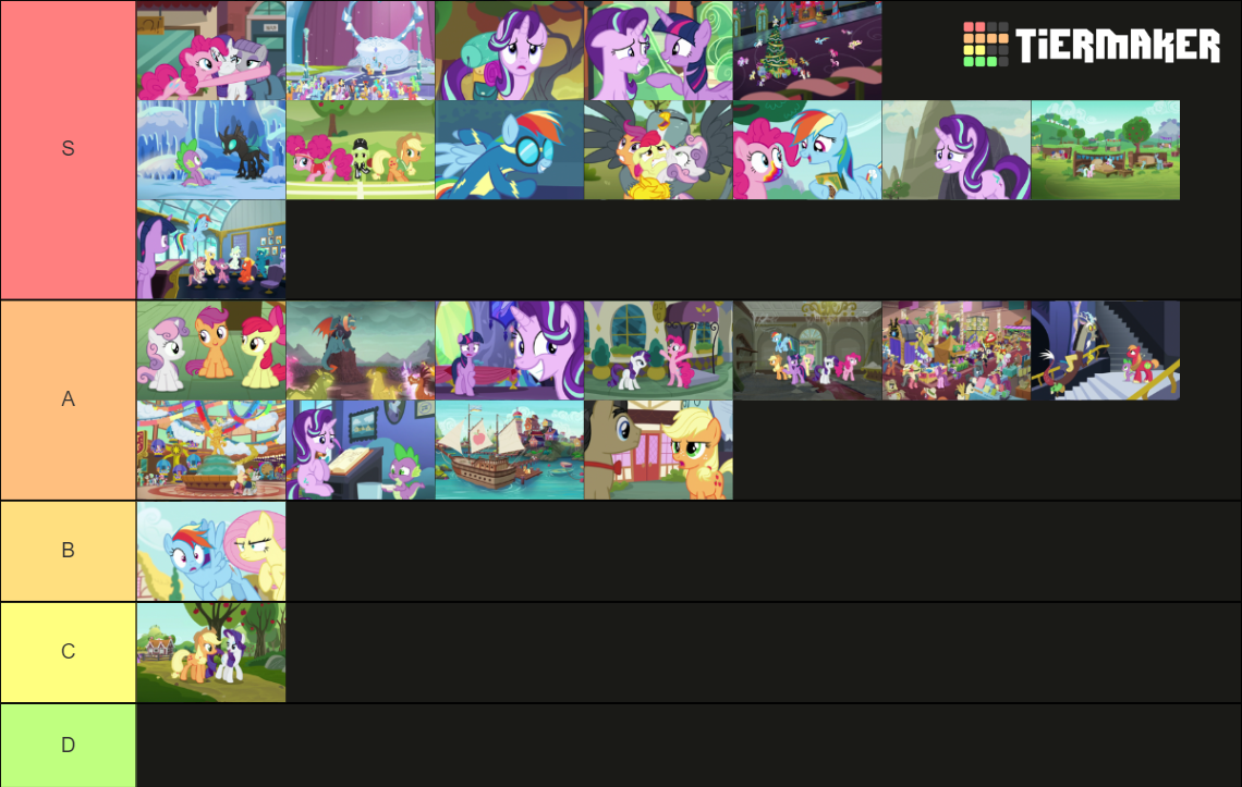 My Little Pony Season 6 Episode Tier List (Community Rankings) - TierMaker