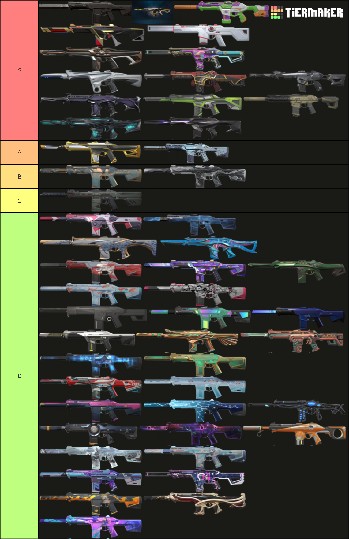 Valorant Phantom Skins (August 2024) Tier List (Community Rankings ...
