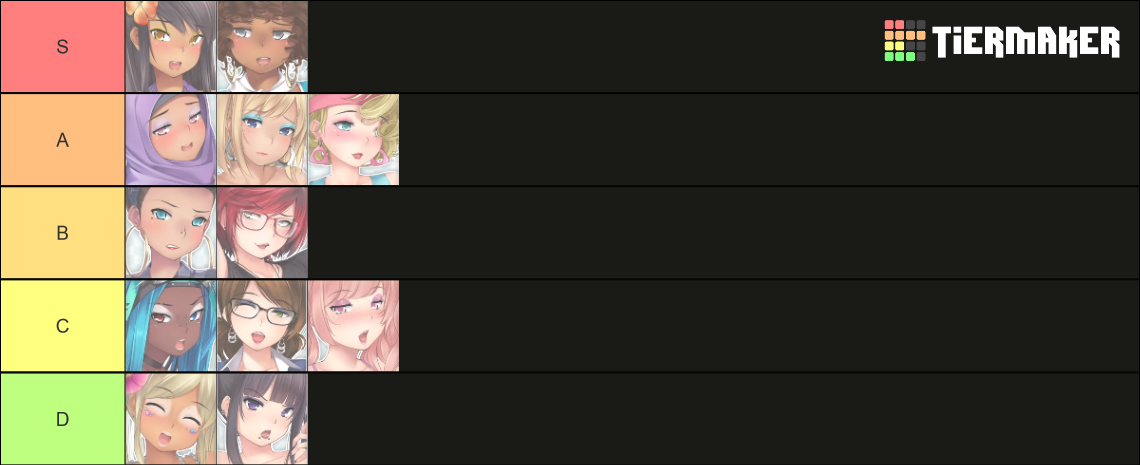 HuniePop 2 Best Girl Roster Tier List (Community Rankings) - TierMaker