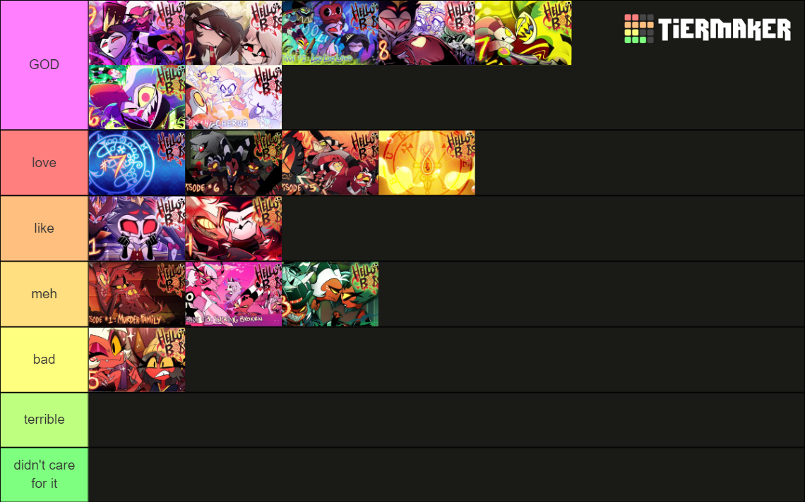 Helluva Boss Episodes (S1 E1 - S2 E9) Tier List (Community Rankings ...