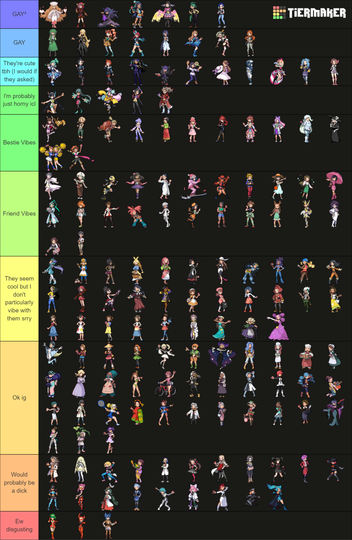 EVERY LEGAL WOMAN Tier List (Community Rankings) - TierMaker