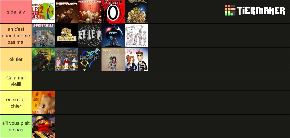 series audio Tier List (Community Rankings) - TierMaker