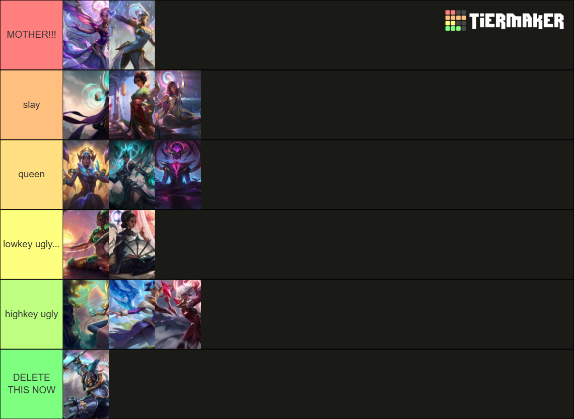 Karma Skins List March 2024 Tier List (Community Rankings) - TierMaker