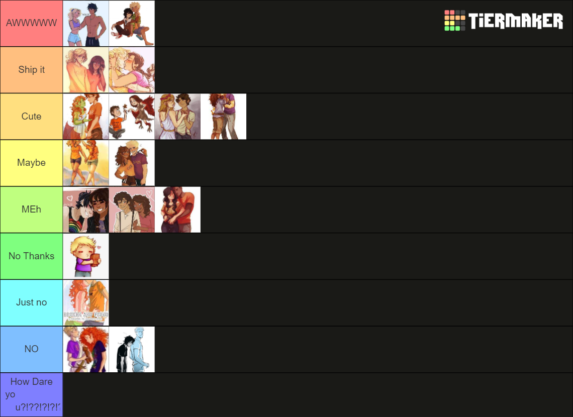 Ships for PJO and HOO Tier List (Community Rankings) - TierMaker