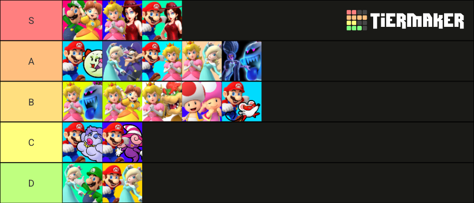 Mario ships Tier List (Community Rankings) - TierMaker