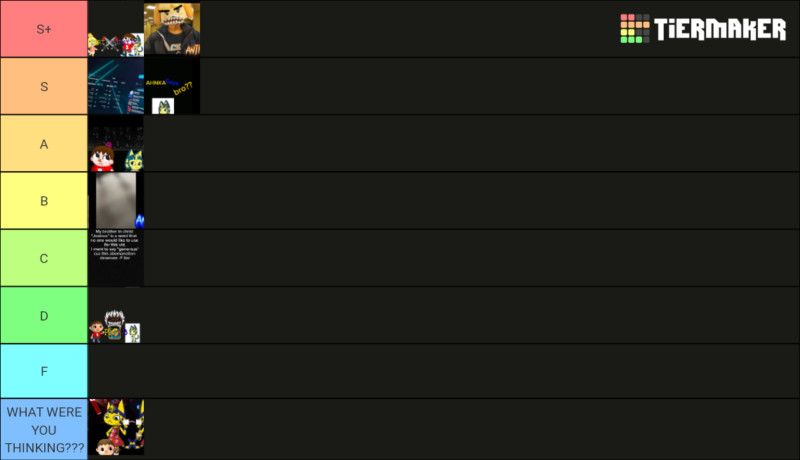 Ahnka vid Tier List (Community Rankings) - TierMaker