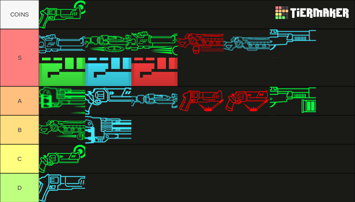 ULTRAKILL All Weapons (Including Sharpshooter) Tier List (Community ...