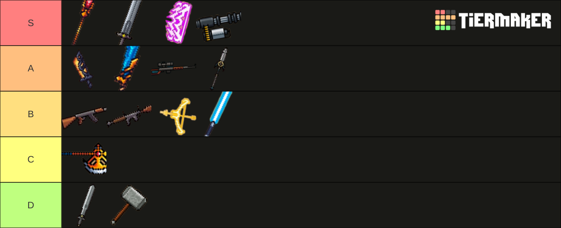 Days Bygone EPIC&LEGENDALY Weapons Tier Tier List (Community Rankings) - TierMaker