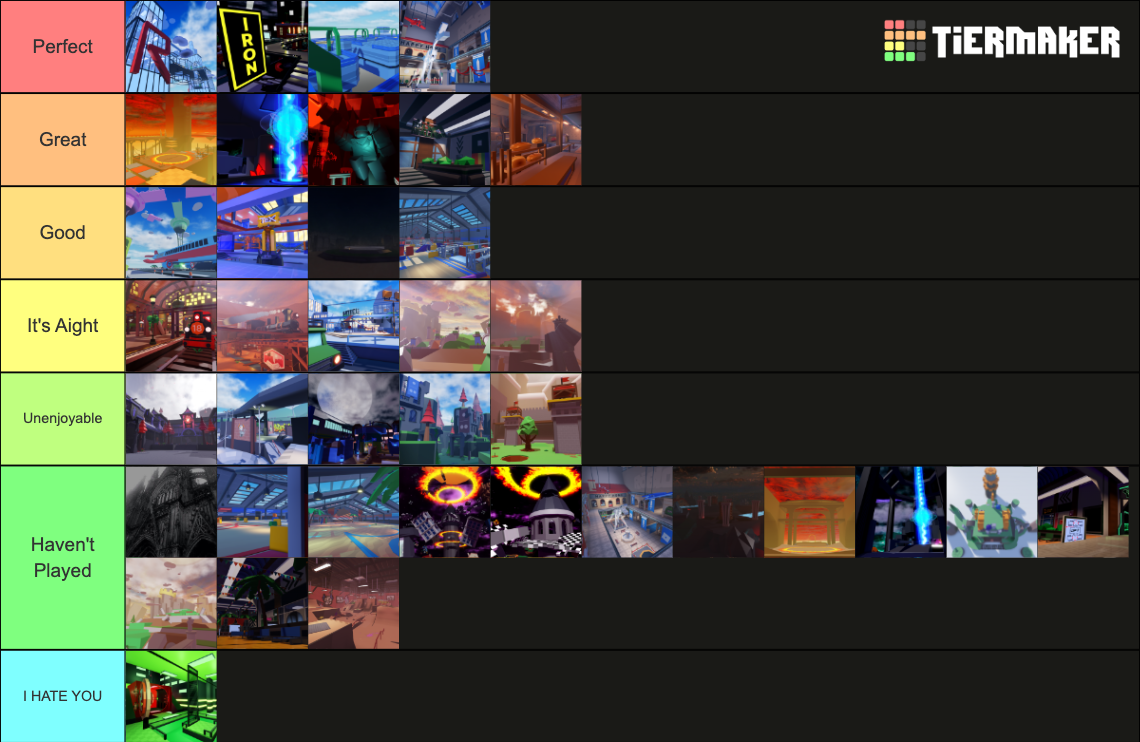 PHIGHTING! Maps tierlist Tier List (Community Rankings) - TierMaker