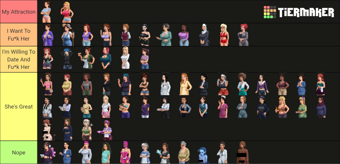 Summertime Saga Female Characters Tier List (Community Rankings ...
