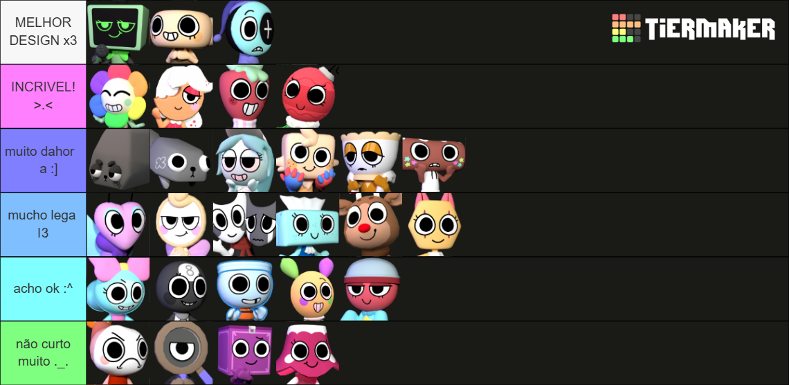 Dandys World Toons Tier List (Community Rankings) - TierMaker