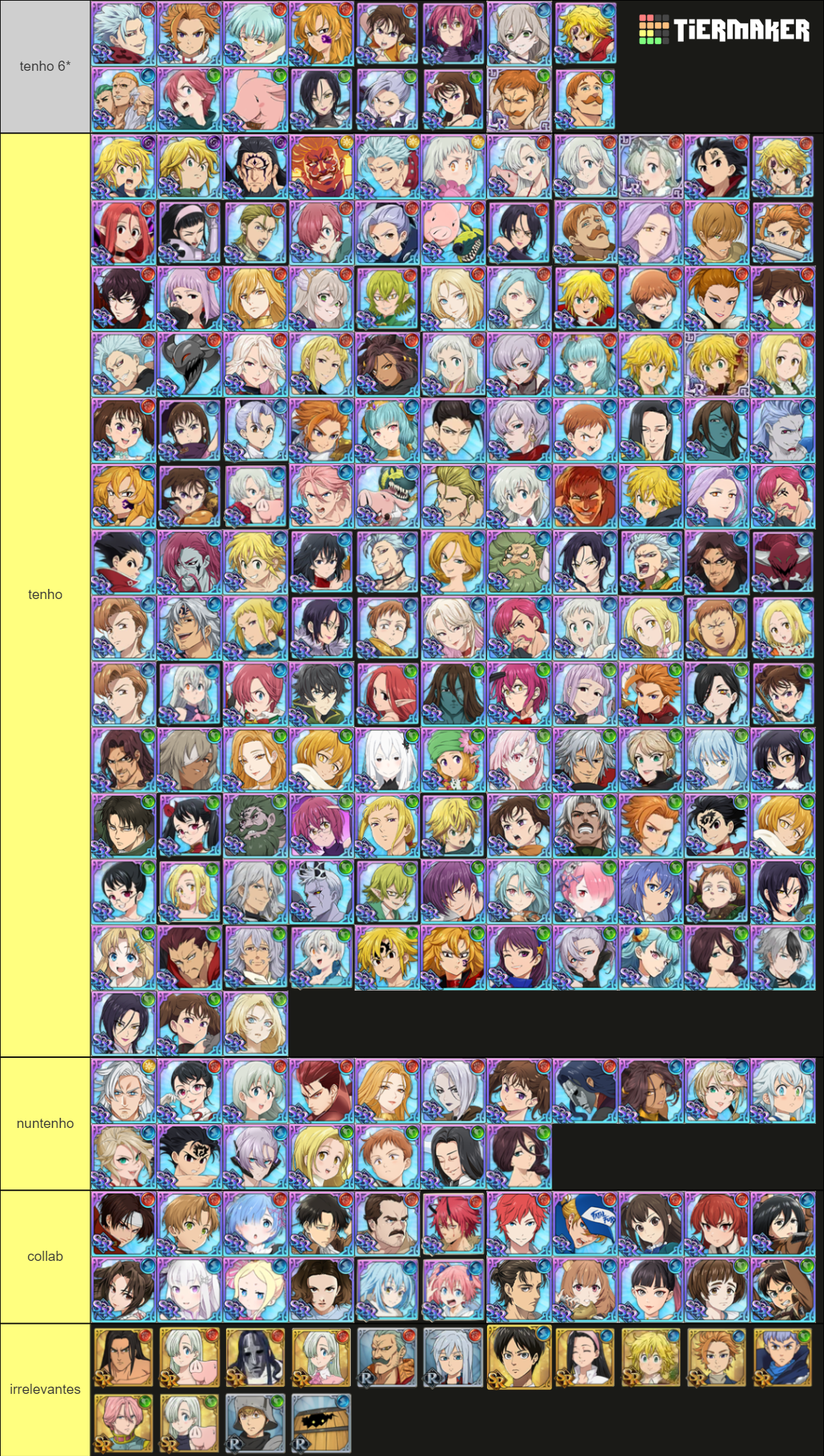 7DS (DECEMBER 2025) - 7DSGC Tier List (Community Rankings) - TierMaker