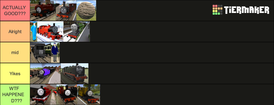 Stories of Sodor Deaths Tier List (Community Rankings) - TierMaker
