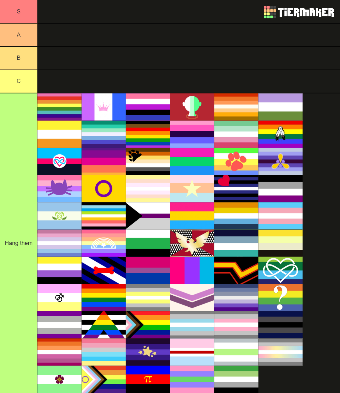 every pride flag Tier List (Community Rankings) - TierMaker