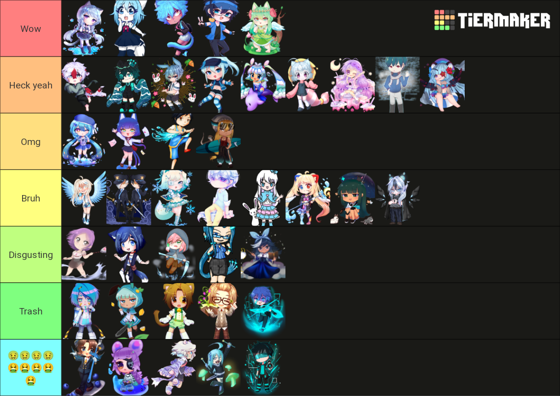 Gacha Club Units Tier List (Community Rankings) - TierMaker