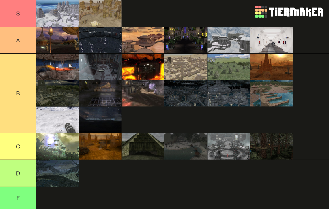 Star Wars Battlefront I & II (Classic) Maps Tier List (Community ...