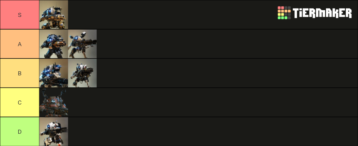 Titanfall 2 Titans Tier List (Community Rankings) - TierMaker