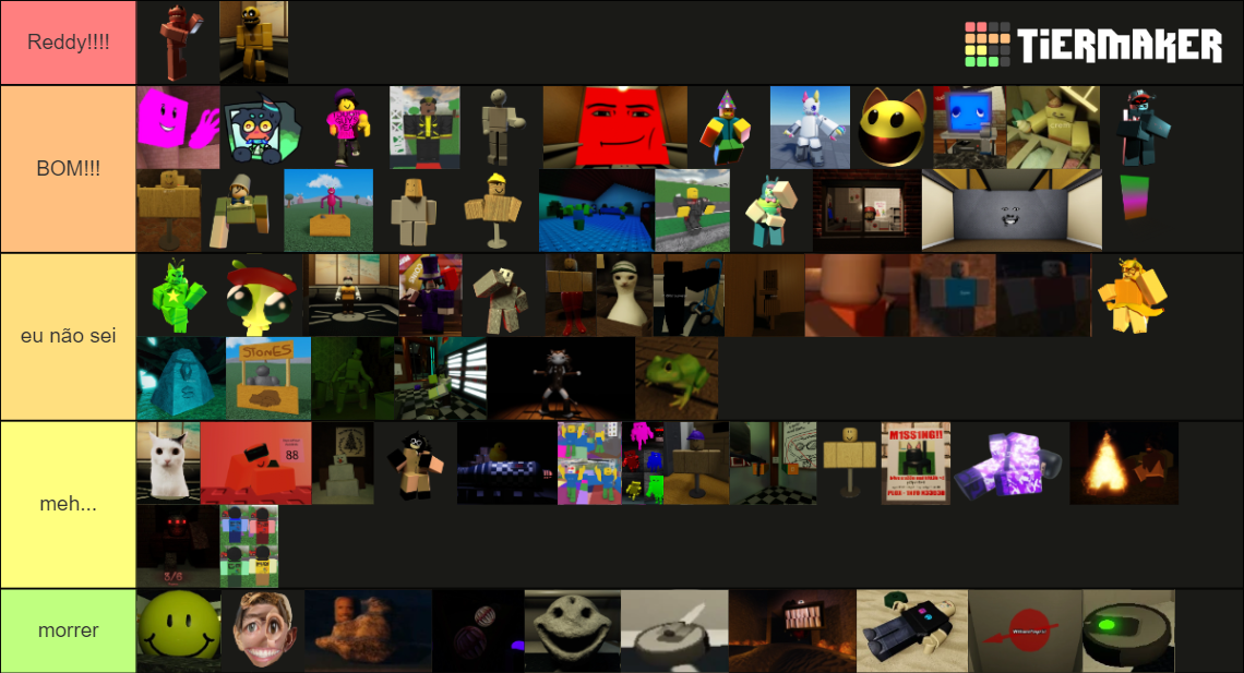 Almost every Regretevator character! Tier List (Community Rankings ...